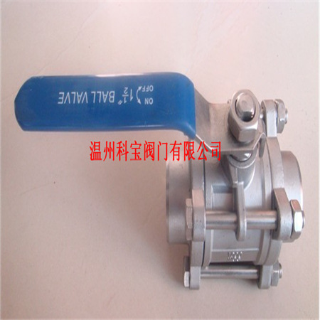 1-1/2寸 316三片式全通径对焊球阀 Q61F-64P/R/RL - 阀批发网