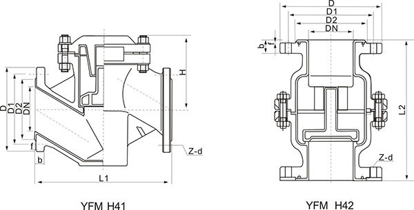 衬氟升降式止回阀 H41F46 衬氟阀门 防腐蚀阀门 耐腐蚀 - 阀批发网