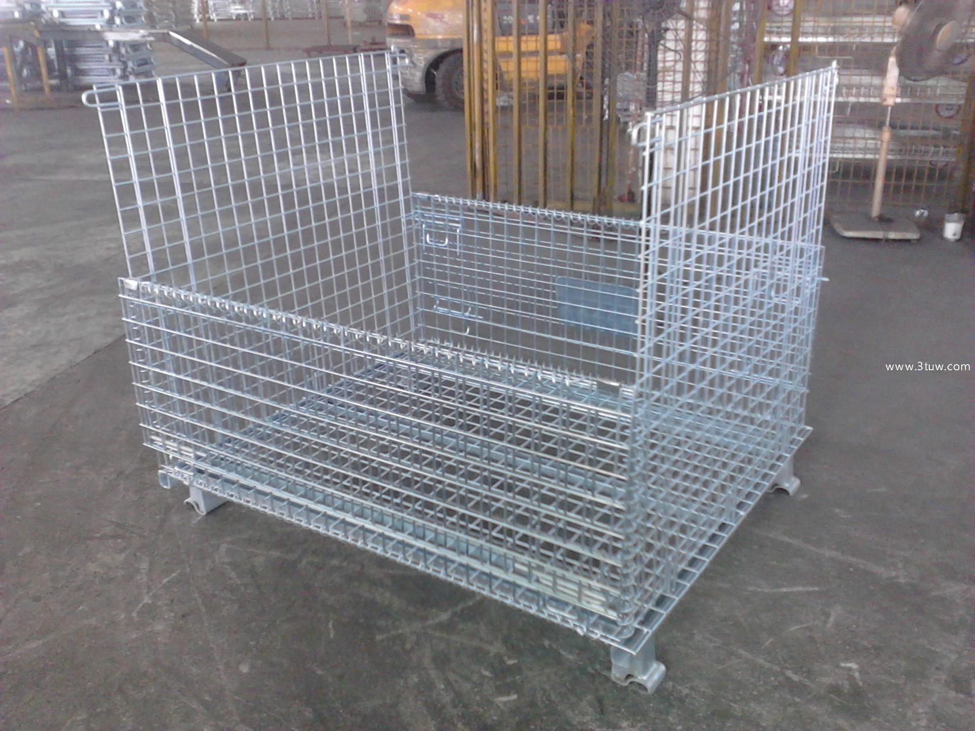 东莞铭钧专业生产货架折叠式仓储笼 佛山车间周转笼 移动蝴蝶笼 - 机械设备批发网